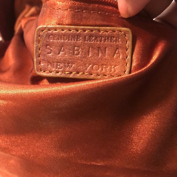 Sabina | Bags | Sabina Brand Leather Cognac Crossbody Bag | Poshmark